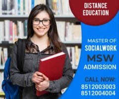 Ignou MSW Admission 2025 Masters in Social Work Distance Education